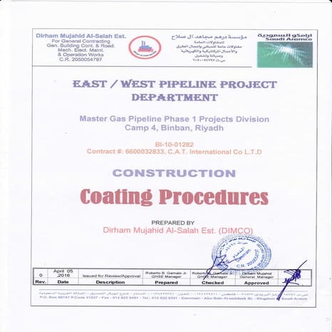 Coating Procedures | PDF