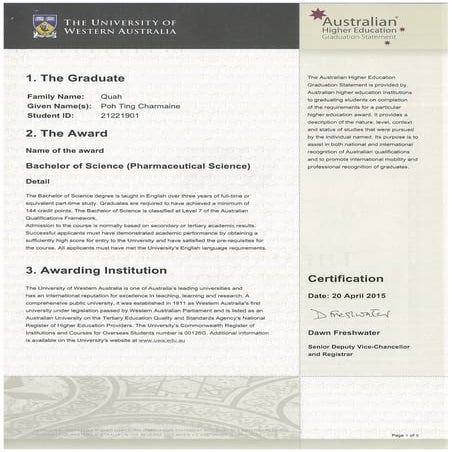 Bachelor degree transcript | PDF | Undergraduate Education | College ...