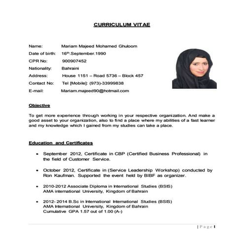 CURRICULUM VITAE | DOCX