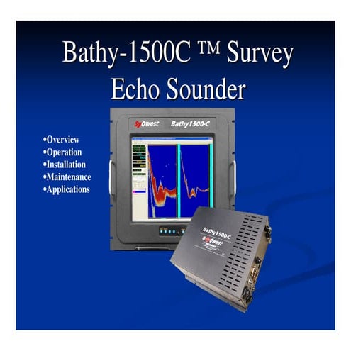 Bathy b1500cppt ( echo souder ) | PDF