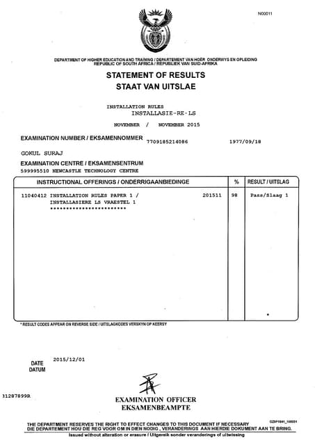 N4 Certificate HD | PDF