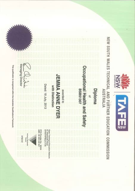 Certificate Of Commedation-Oxbridge Academy