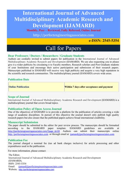 Call for papers | PDF