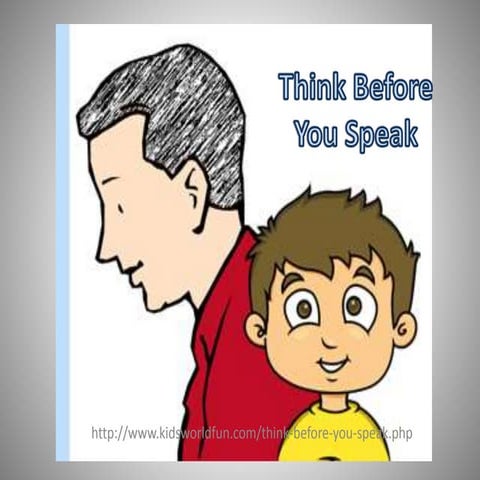 Think Before You Speak | PPTX