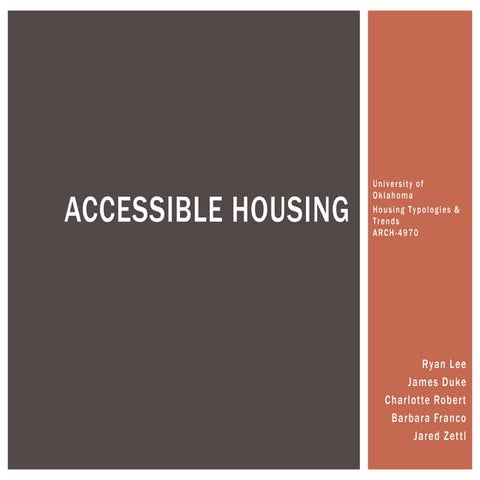 Accessible housing Final | PPTX