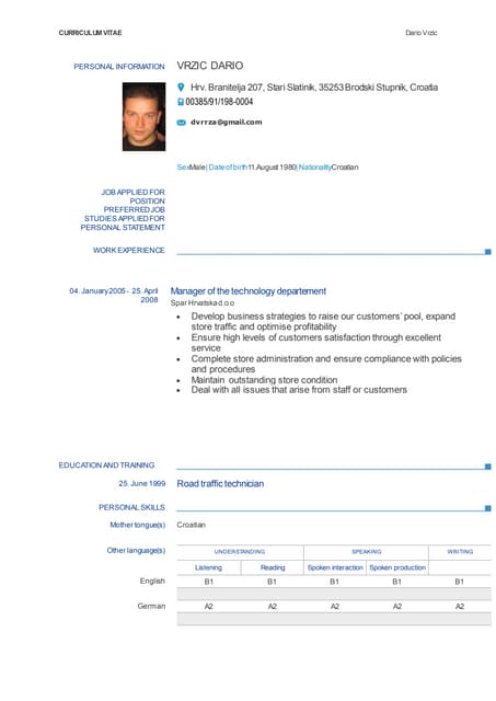Curriculum Vitae_Mu Jianxiong | PDF
