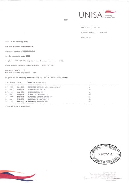 ACADEMIC RECORD 2015 | PDF