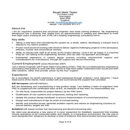 Stuart Taylor Resume Feb 2016 | DOCX
