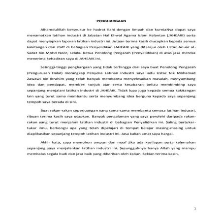 Laporan Praktikal JAHEAIK | PDF