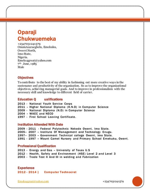 cv mayor new(1) | DOC | Technology & Computing