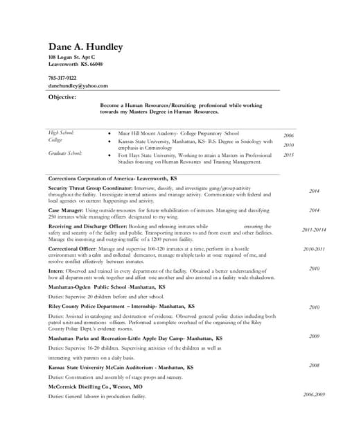 MGT style resume | DOCX