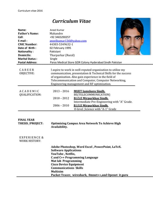 Ahmad Shahrour Resume