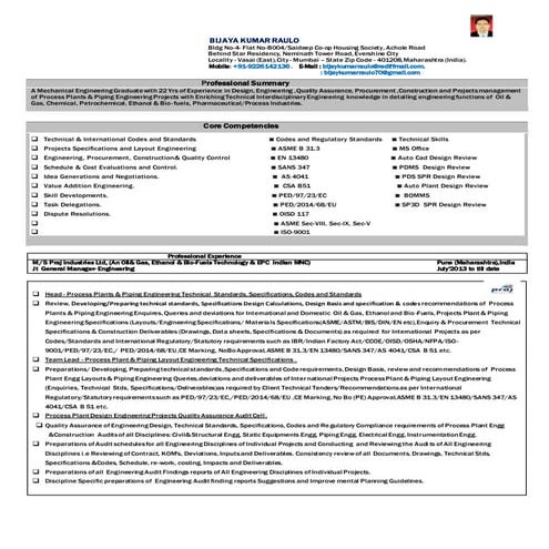 Piping materials engineer | DOC