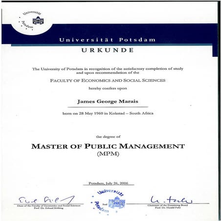 masters degree | PDF