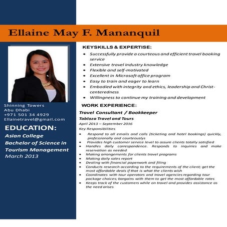 ELLAINE RESUME2 | PDF