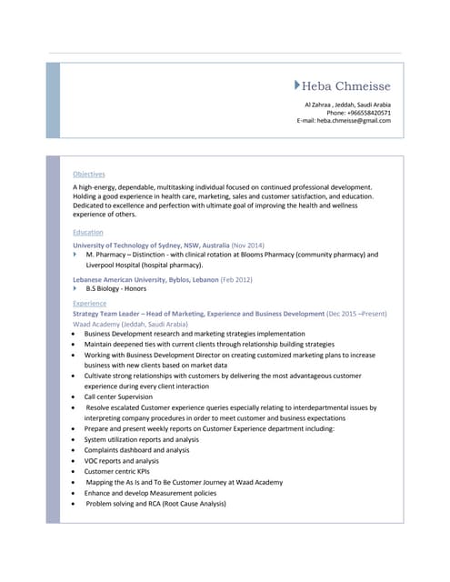 Karis Crain Resume | PDF