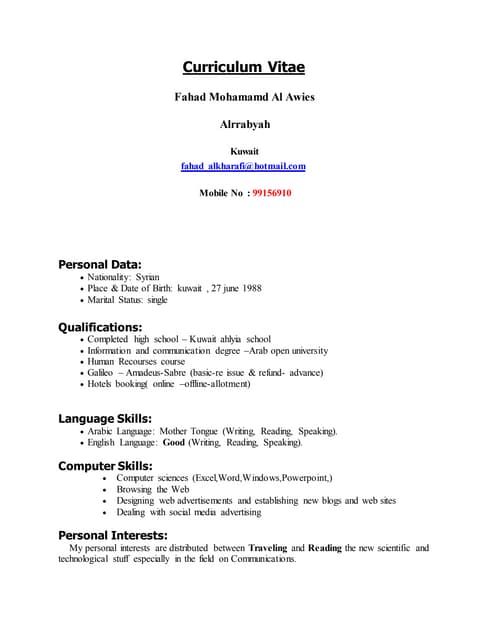 CV. Abdallah | DOCX