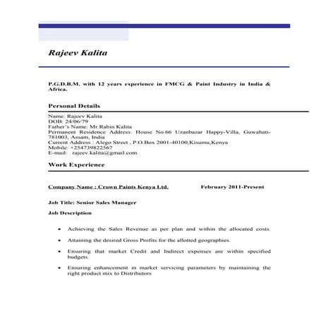 Rajeev_Kalita_CV | DOC