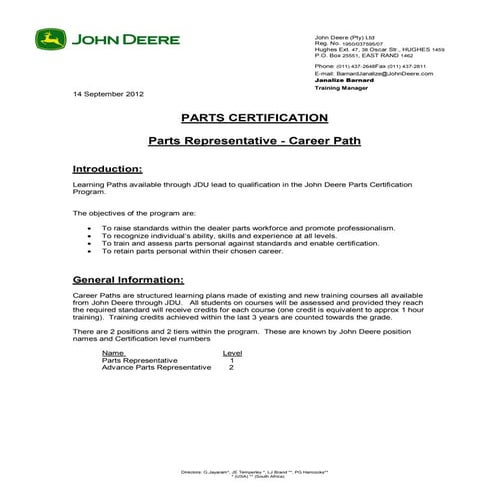 Parts_Cert_level_1-2 | PDF