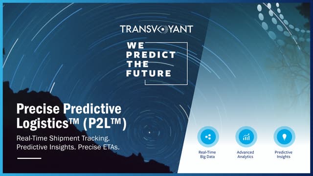 Precise Predictive Logistics™ (P2L™) | PDF