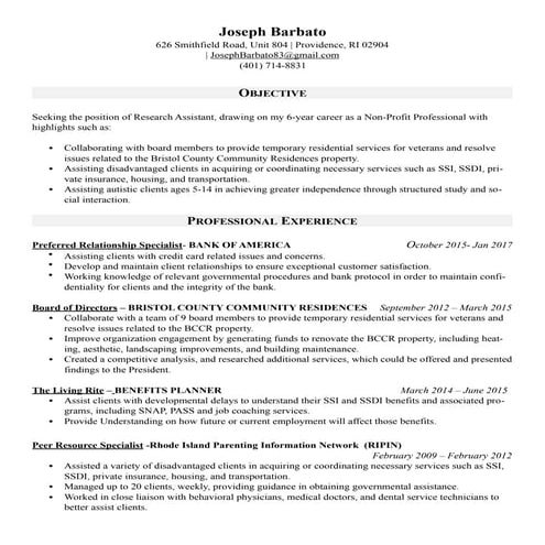 Barbato, J Resume | PDF