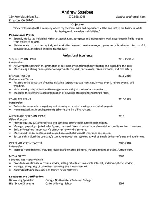 Adrianne Renee Weir Ci Resume Attachment | DOC