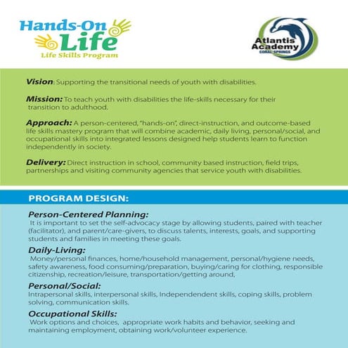 life skills flyer | PDF