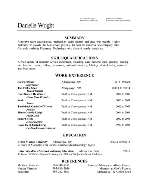 Michael Willingham Resume 6-2016 | PDF