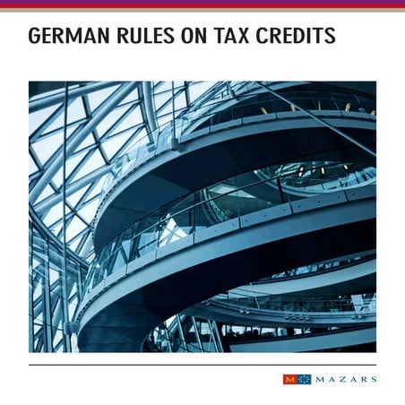 32442 German rules tax credits flyer | PDF