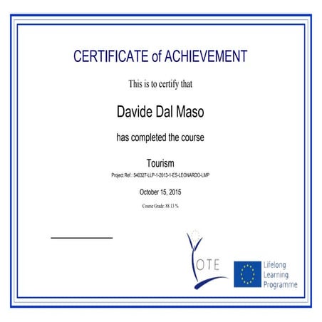 certificato YOTE | PDF