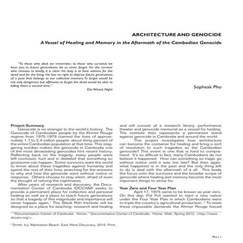 Social 20: The 8 stages of the cambodian genocide | PPTX