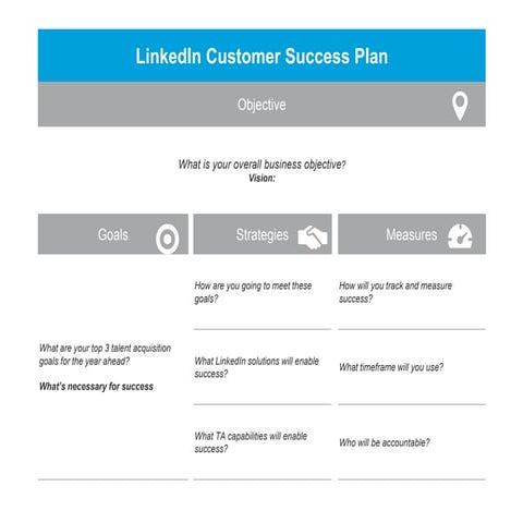 Sample Customer Success Plan | PPTX