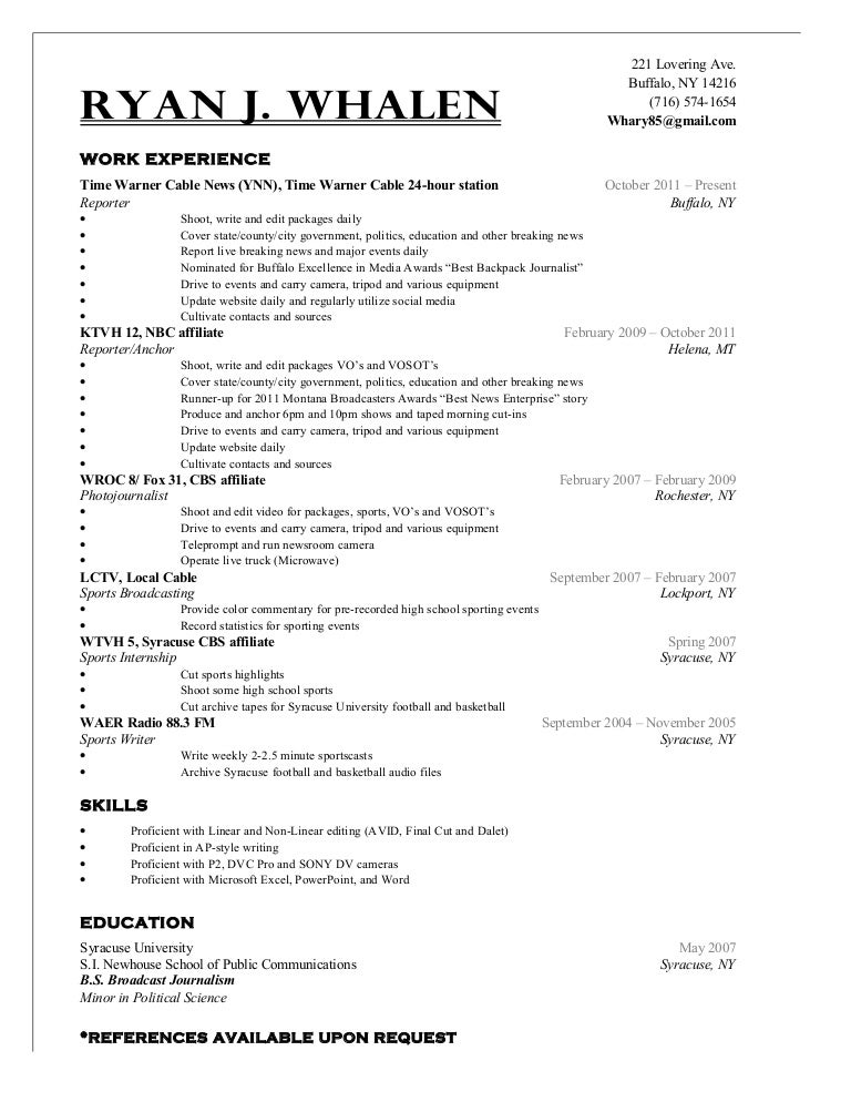 Ryan Resume