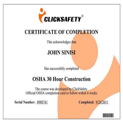 QCM Certificate | PDF