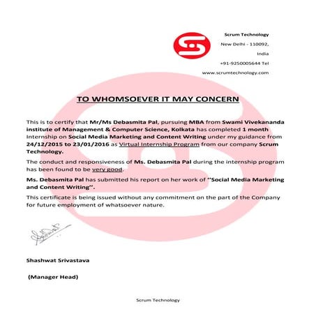 Certificate of Debasmita(1) | PDF