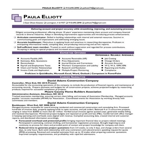 Paula Elliott - Resume | DOC
