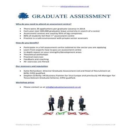 Graduate Assessment Enterprise | PDF