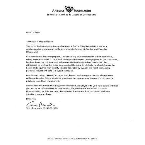 Letter of Recommendation | PDF