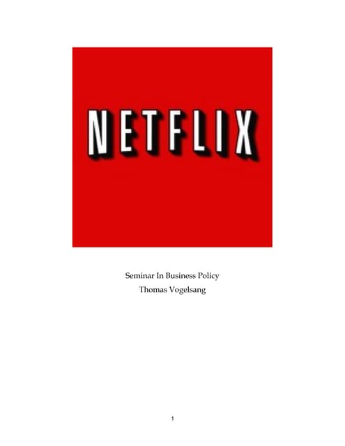 Netflix power point | PPTX | Home Entertainment Systems | Consumer Electronics