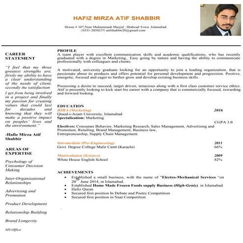 PGDM - Fresher | DOC