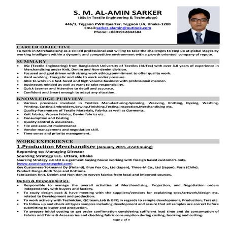 Al-AminCV-PM | PDF