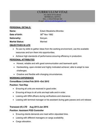 CURRICULUM VITAE (Autosaved) | PDF