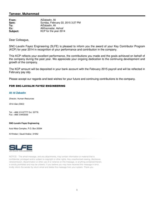 Appreciation Letter_Huawei | PDF