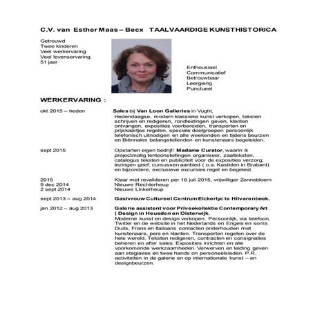 CV ESTHER MAAS _ BECX januari 2017 | DOCX