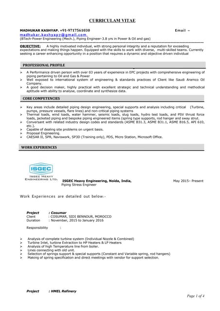 Arun Kumar CV New | PDF