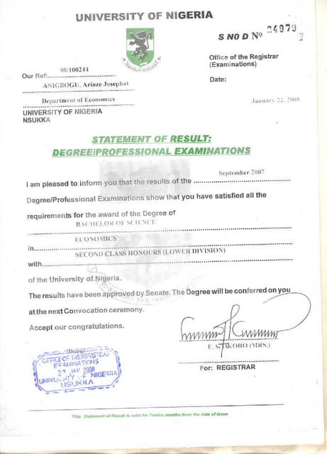 NYSC CERTIFICATE | PDF