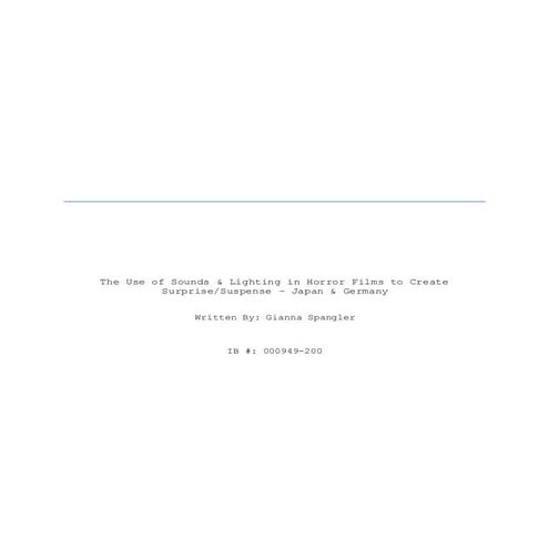 Documentary Script | DOCX