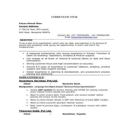 Resume Of Md.Masud Rana | DOC