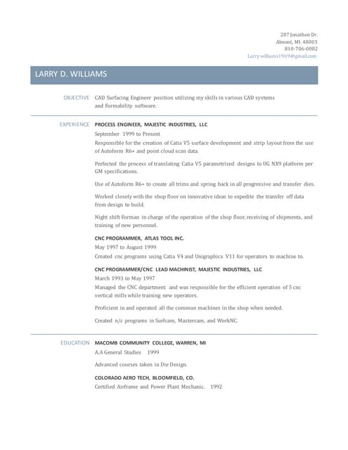 Resume - Ian Larson-Shilder | PDF