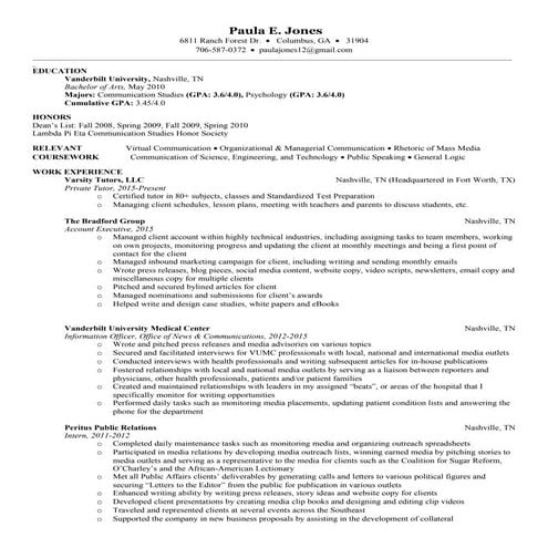 Paula E. Jones Resume | DOC